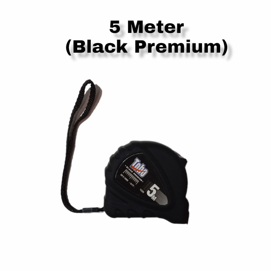 Jual Meteran Toho 5m BLACK PREMIUM ( ORI ) | Alat Ukur Plat 5m Hitam ...