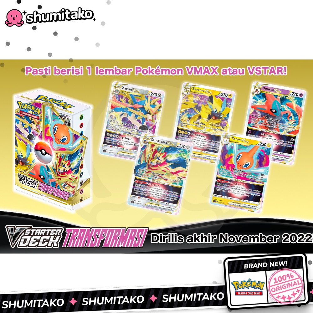 Jual Kartu Pokemon TCG V Starter Deck Transformasi SCF Deck | Shopee Indonesia