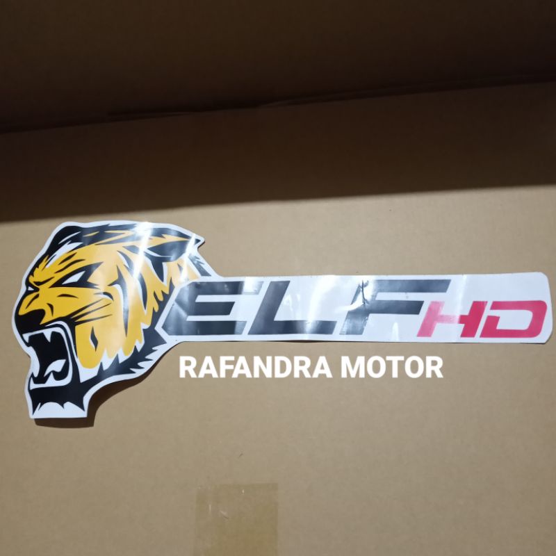 Jual STIKER/EMBLEM(HARIMAU)ISUZU ELF MACAN ORIGINAL | Shopee Indonesia