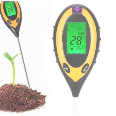 Jual Alat Ukur PH Meter Tanah Digital Backlight Soil Survey 4 in 1 ...