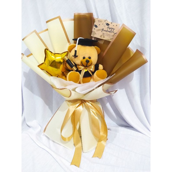 Jual Bucket boneka wisuda/ Buket wisuda/ graddoll bouquet | Shopee ...