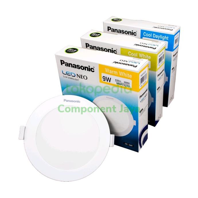Jual Lampu downlight LED Panel Panasonic 9watt 9w 9 watt neo slim | Shopee Indonesia
