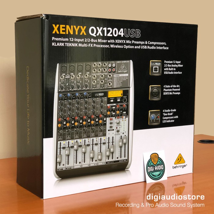 Jual Mixer Behringer Qx1204Usb ( Qx 1204 Usb ) With Soundcard For ...