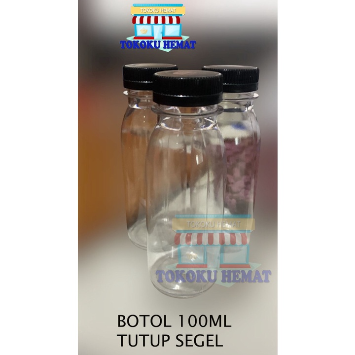 Jual TKKH000183 BOTOL KECIL 100ML BOTOL PLASTIK MINI BOTOL KECIL ...
