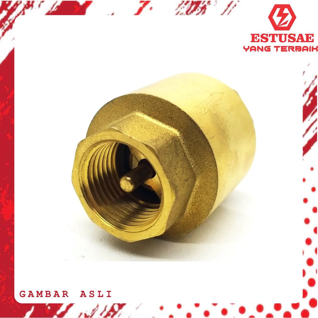 Jual TUZEN VALVE 1/2 / TUSEN KLEP 1/2 FULL KUNINGAN - ESTUSAE | Shopee Indonesia