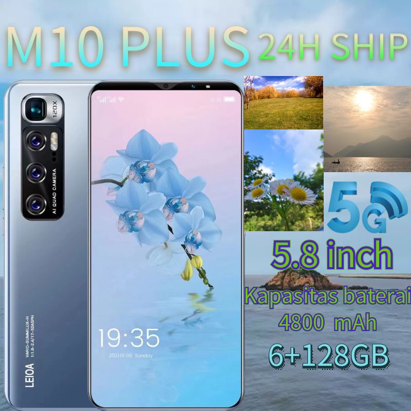 Jual hp handphone murah hp gaming M10 plus COD [Baru+5g+Pengiriman ...