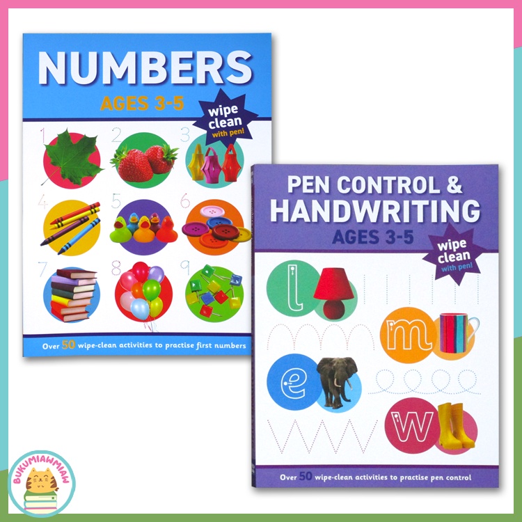 Jual Wonder of Learning Numbers / Pen Control & Handwriting Wipe-Clean ...