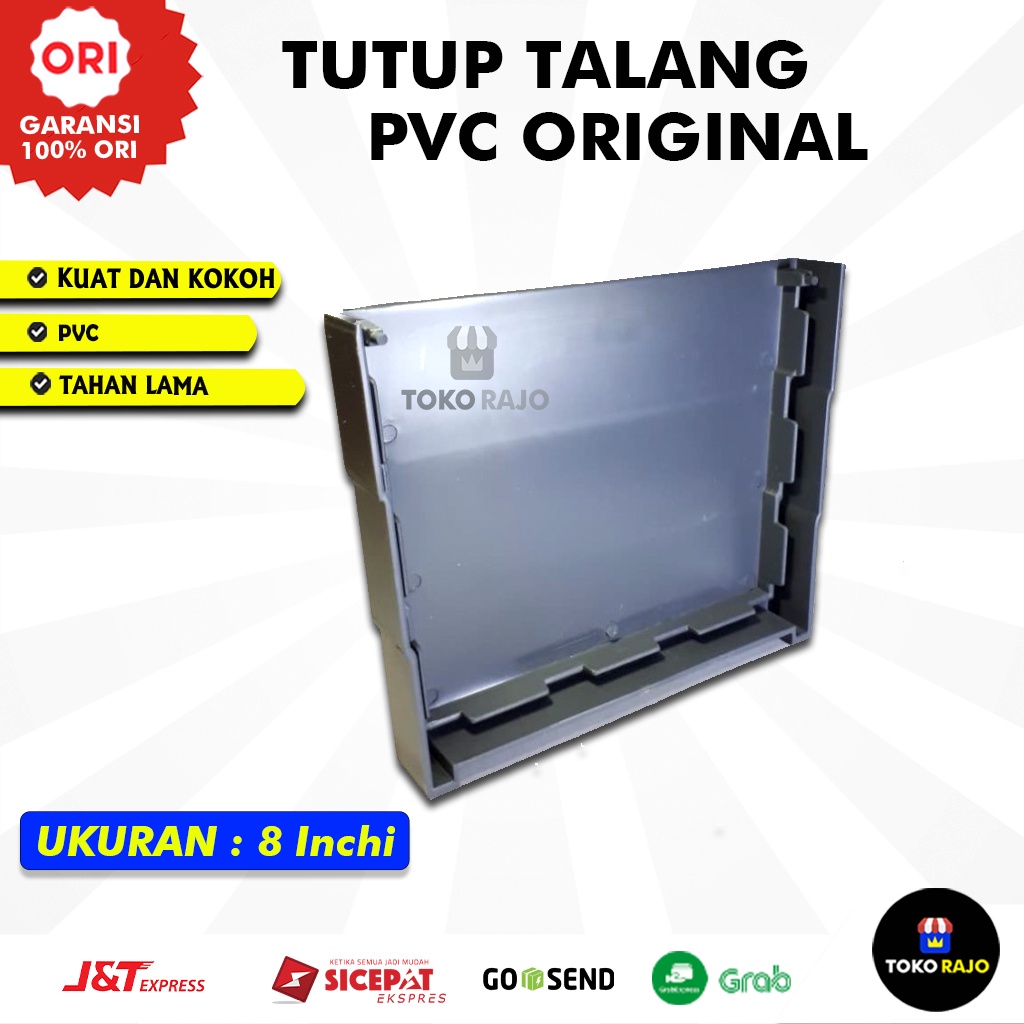 Jual Tutup Talang Sambungan Gantungan Talang PVC 8 Inch | Shopee Indonesia