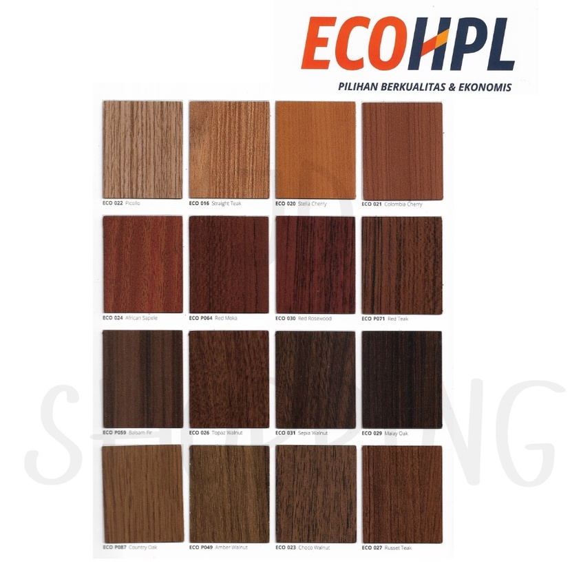 Jual (LUAR KOTA WAJIB PALLET KAYU) HPL ECO WOODGRAIN 022/016/020/021/024/030/026/031/029/023/027 ...