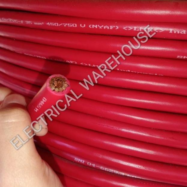 Jual Kabel NYAF Tunggal Serabut 1x35mm (1 x 35 mm 35mm) SUTRADO ORIGINAL - Hitam | Shopee Indonesia