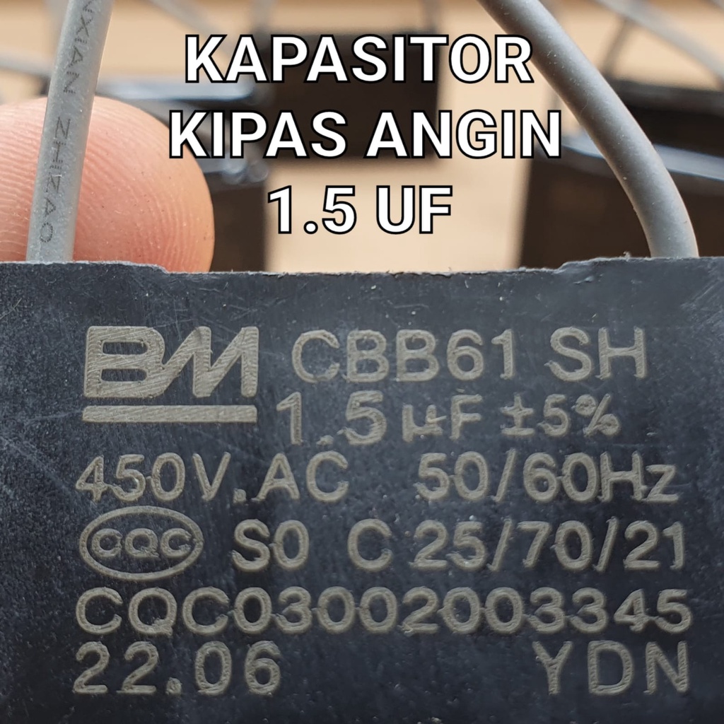 Jual KAPASITOR KIPAS ANGIN UMUM 1.2UF 1.5UF 1.8UF 2.0UF 2.5UF 3UF 4UF 6UF BM | Shopee Indonesia