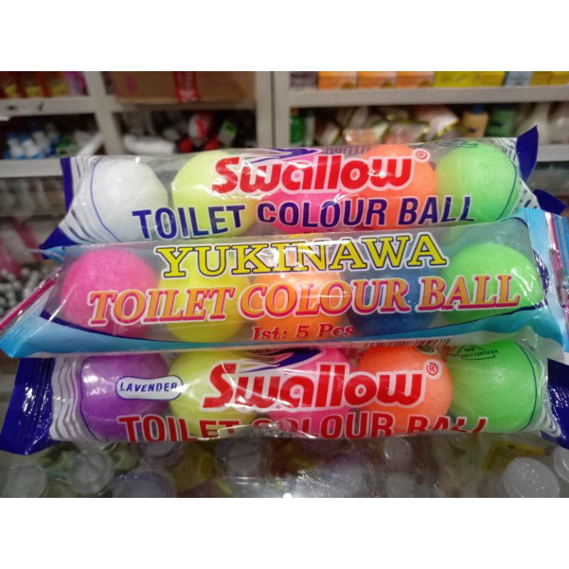Jual Kamper Swallow Toilet Colour Ball swalow & DAHLIA sea gull Toilet ...