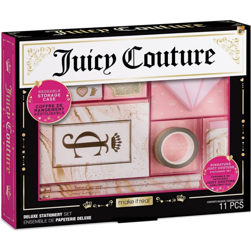 Jual Make it real juicy couture deluxe stationery set original | Shopee ...