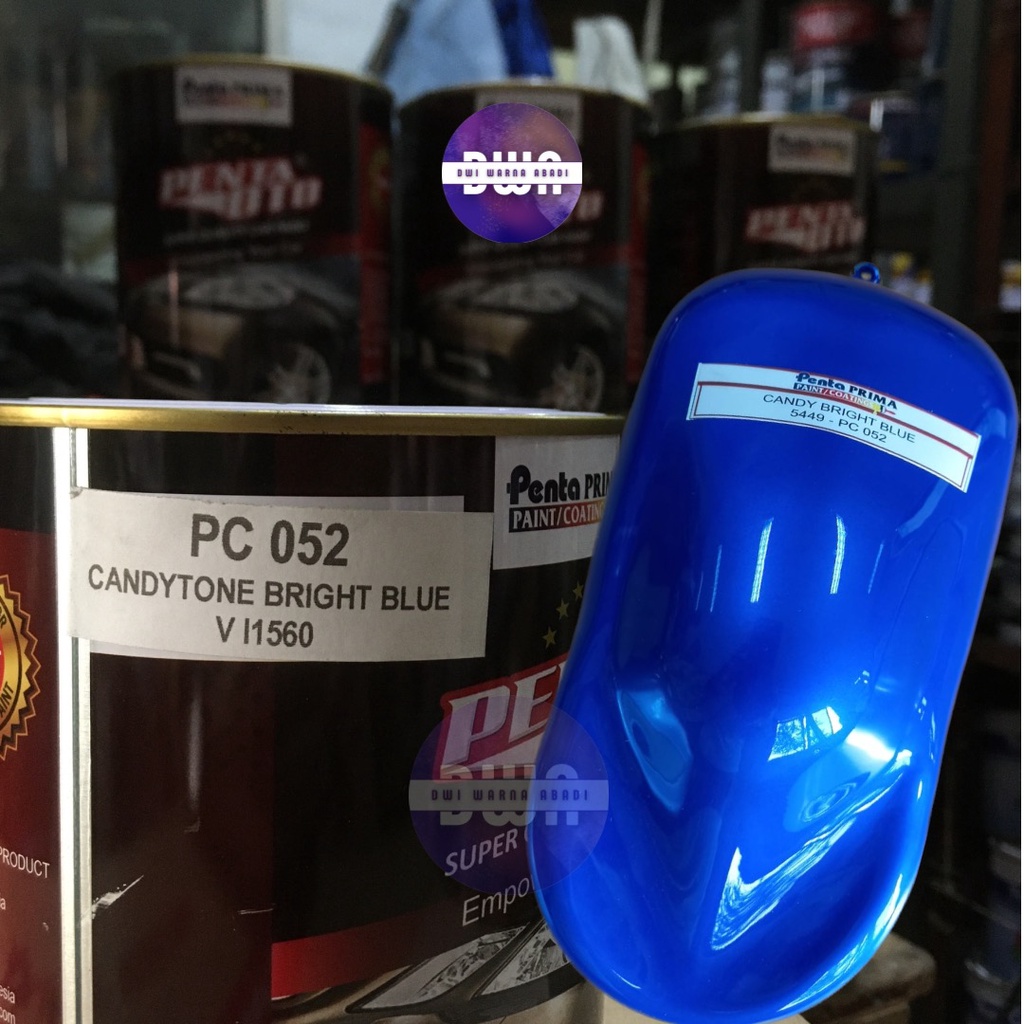 Jual Cat Candytone Candy Bright Blue PC 052 PU Penta Oto Candy Tone ...