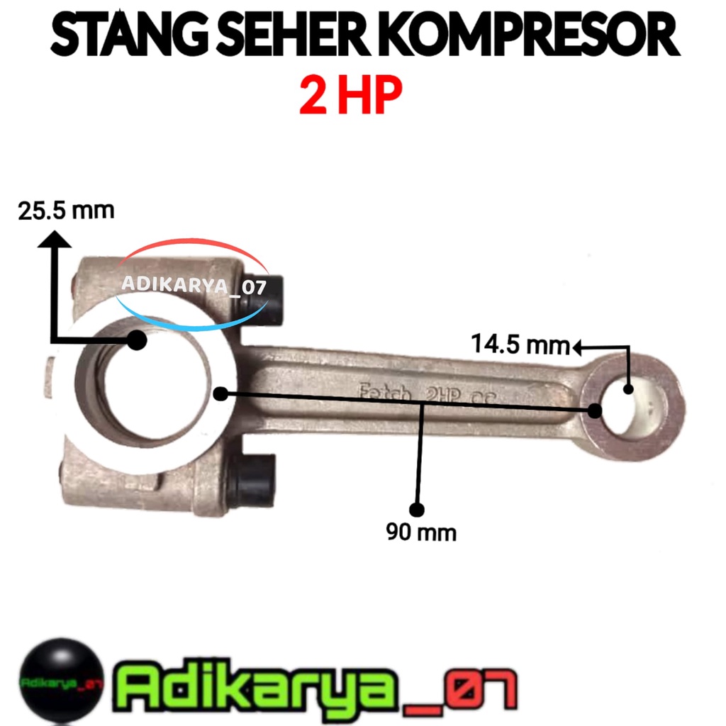 Jual Stang seher kompresor conrod stang seher kompresor SHARK 2 hp ...