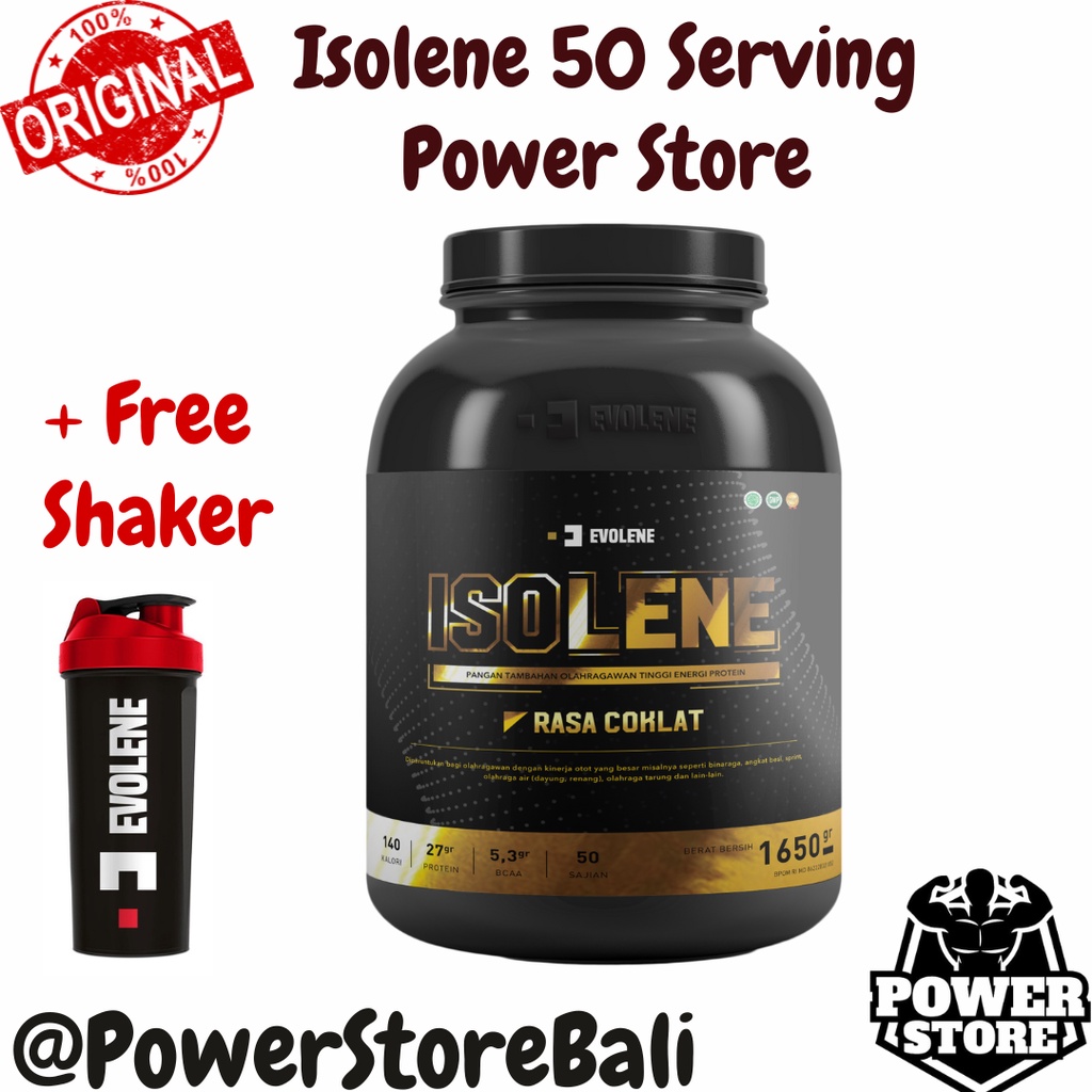 Jual Power Store -Evolene - Isolene 50 Serving 1.650 g | Shopee Indonesia