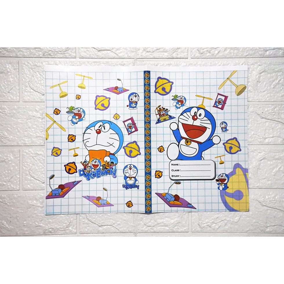 Jual (ISI 20 LEMBAR) Sampul Buku DORAEMON / Sampul Fancy karakter ...