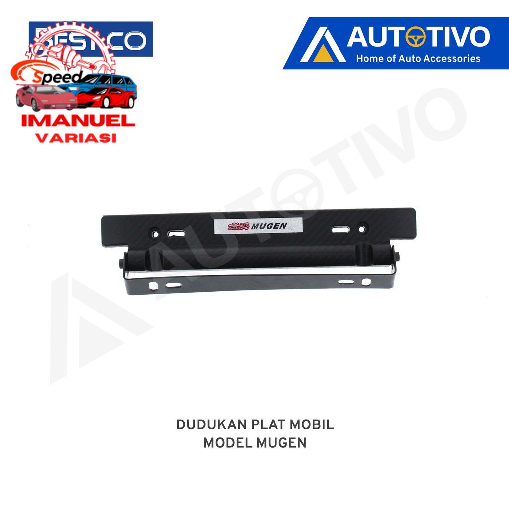 Jual BARU!! Dudukan Plat Mobil / Tatakan Plat Mobil JDM Karbon Model ...