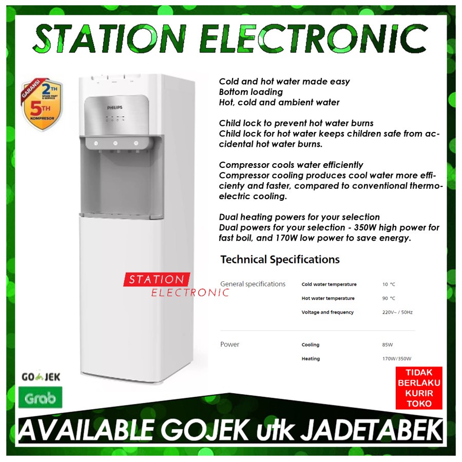 Jual PHILIPS ADD4971 / ADD 4971 3 KRAN DISPENSER GALON BAWAH | Shopee ...