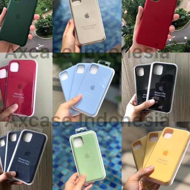 Jual Premium Silicone Case Iphone 11, 11 Pro, 11 Pro Max Merah & Hijau ...