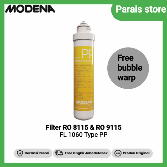Jual Purifier Modena - Water Purifier Filter Fl 1060 Pp ( Filter Air Ro ...