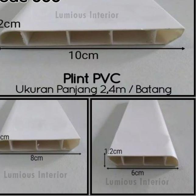Jual List Plank PVC / List Plint PVC / Skirting - KD-000, 10CM | Shopee ...