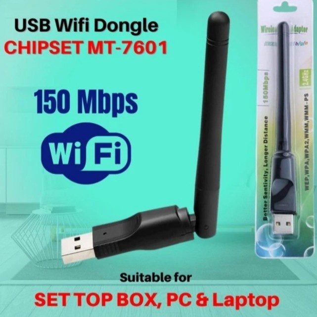 Jual USB Wifi Dongle MT7601 Adapter Antena Wifi PC Laptop Set Top Box ...