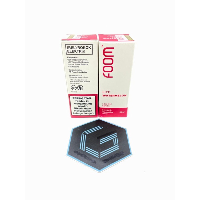 Jual SALT - Foom LITE WATERMELON 30ML 10MG Liquid Pods Friendly ...