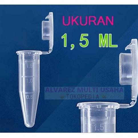 Jual Reaction Tubes 1,5 mL & 0,5 mL - Sample Cup/Eppendorf Tubes(1000 ...