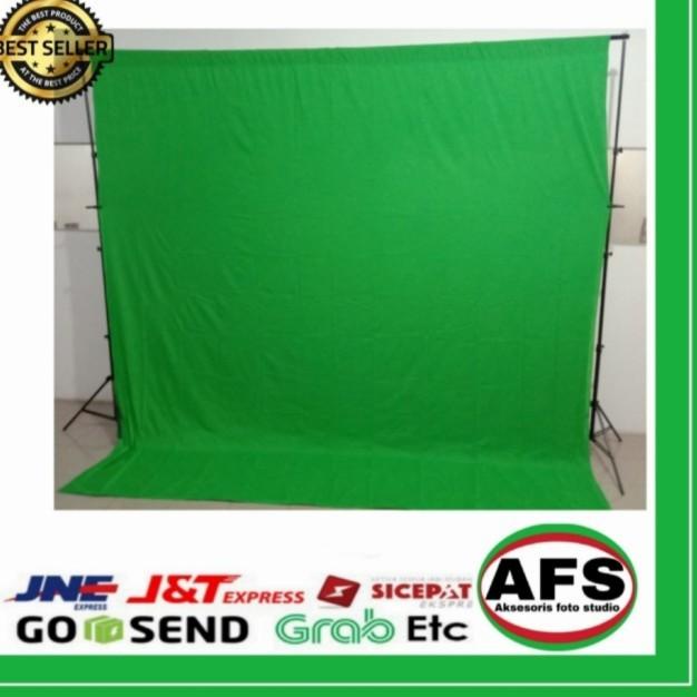 Jual Background foto hijau(green screen) 3 x 6 m/foto studio - 3 x 3 ...