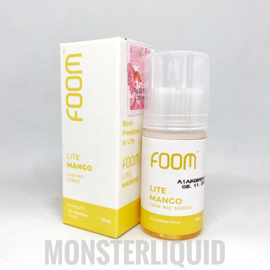 Jual SALT FOOM LITE MANGO BY FOOM LAB 10MG 30ML | Shopee Indonesia