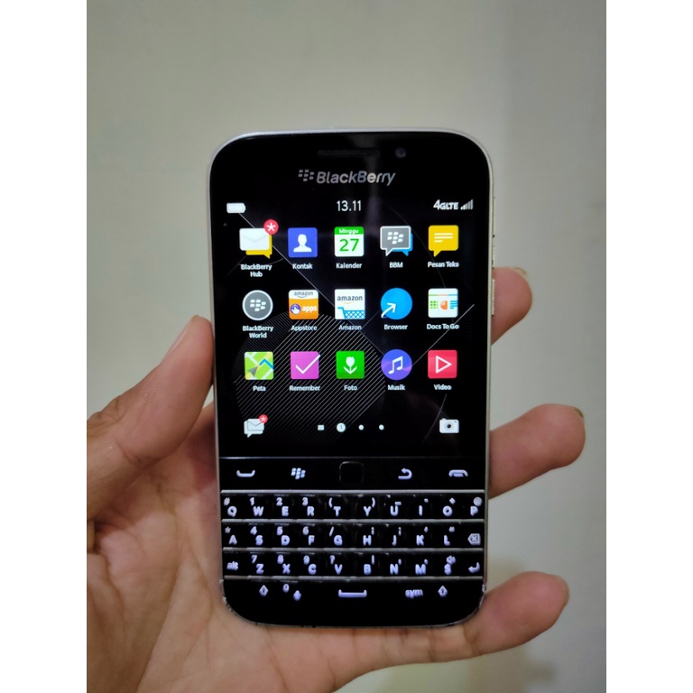 Jual Blackberry Classic BB Q20 4g Minus | Shopee Indonesia