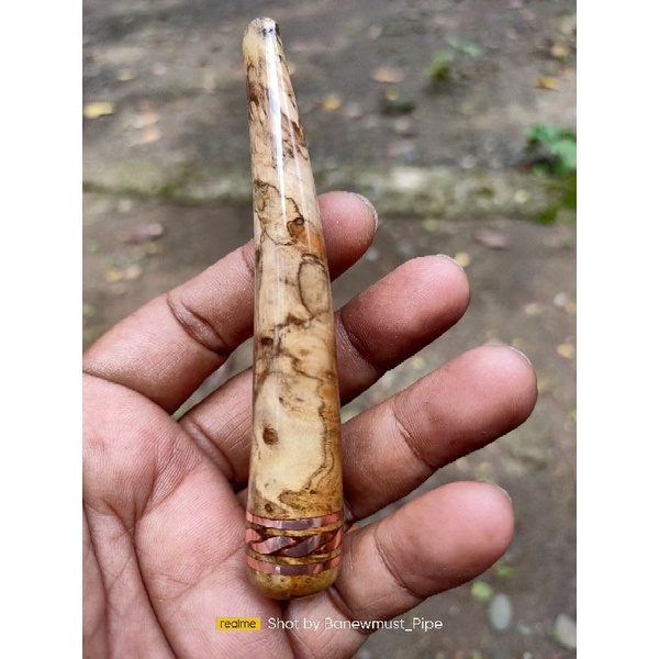 Jual pipa rokok kayu jati burl cincin batik | Shopee Indonesia