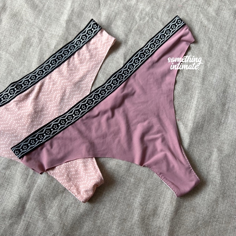 Jual #1 Juicy Couture XOXO Seamless Laser Cut Airy Thong / Seamfree ...