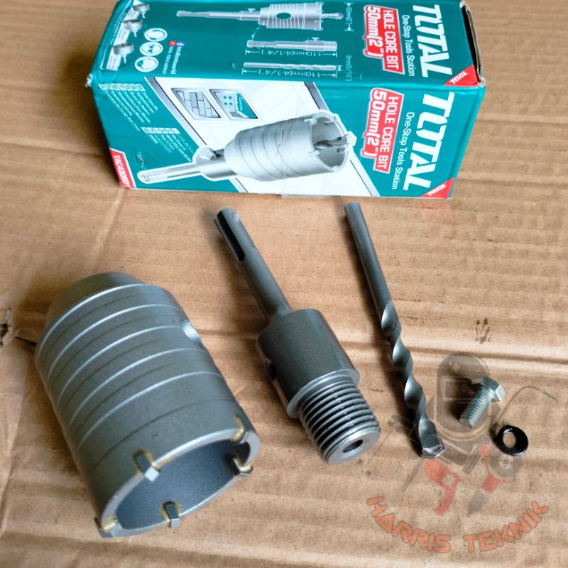 Jual Mata bor pelubang hole saw holesaw beton tembok set SDS TCT 50mm ...