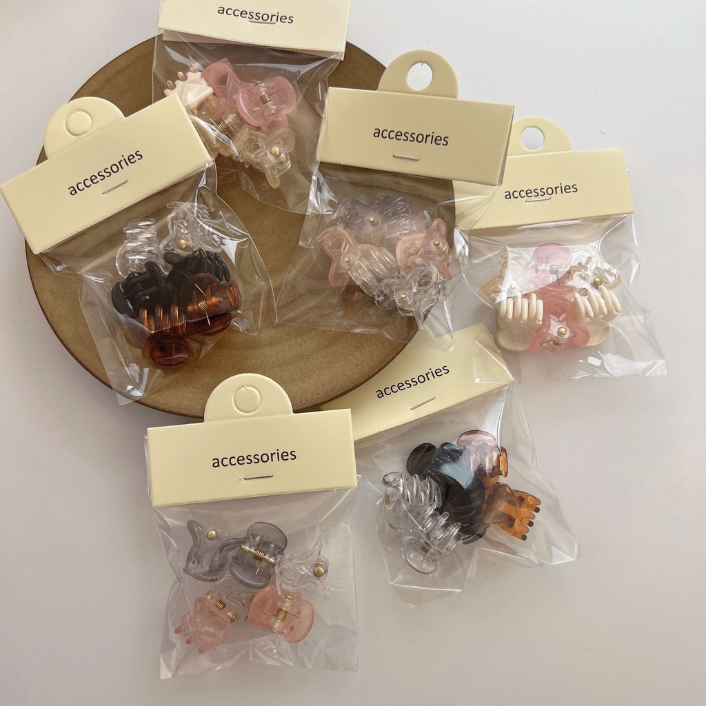 Jual [CUCI GUDANG] JEPIT RAMBUT PONI MINI POLOS JEPITAN CAKAR SMALL ...