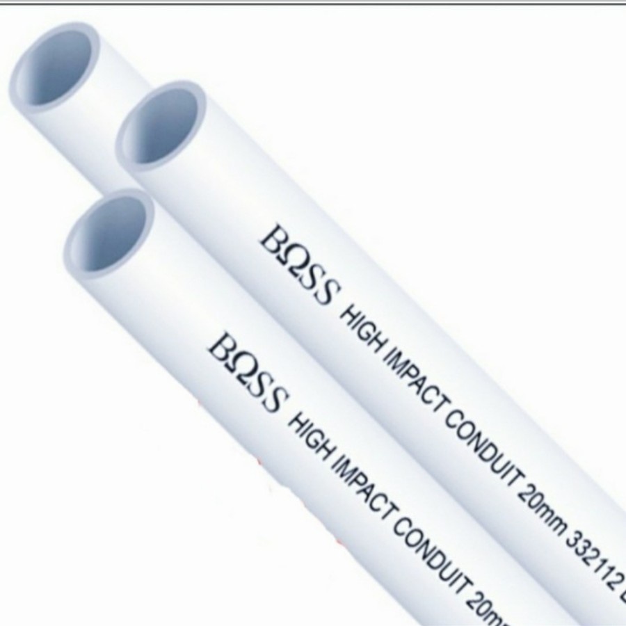 Jual PIPA CONDUIT BOSS HITAM / PUTIH 20MM PIPA BOSS PIPA LISTRIK BOSS ...