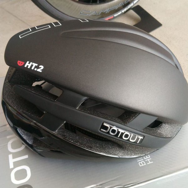 Jual Helm Dotout Kabrio HT 2 Helmet Black | Shopee Indonesia