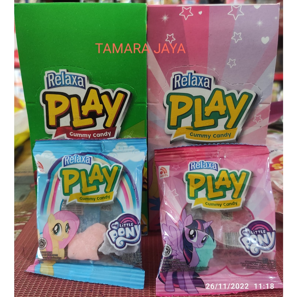 Jual RELAXA PLAY GUMMY CANDY ISI 12 PCS / BOX ( WARNA RANDOM ) | Shopee ...