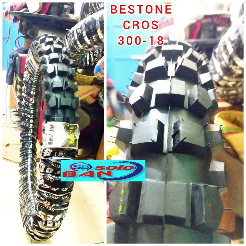 Jual BAN MONTOR BESTONE CROS 300-18 BAN LUAR RING 18 Ban Motor 300-18 ...