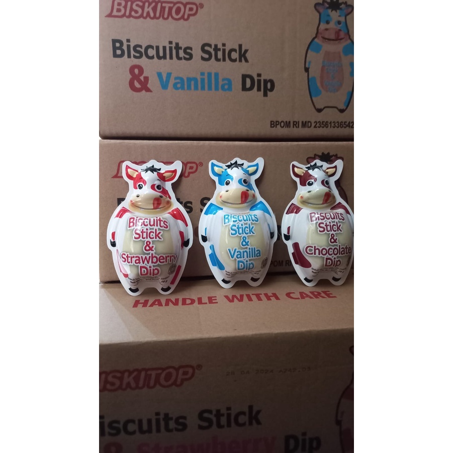 Jual biskitop dipping stick sapi 28 gram 1 dus isi 30 pcs | Shopee ...