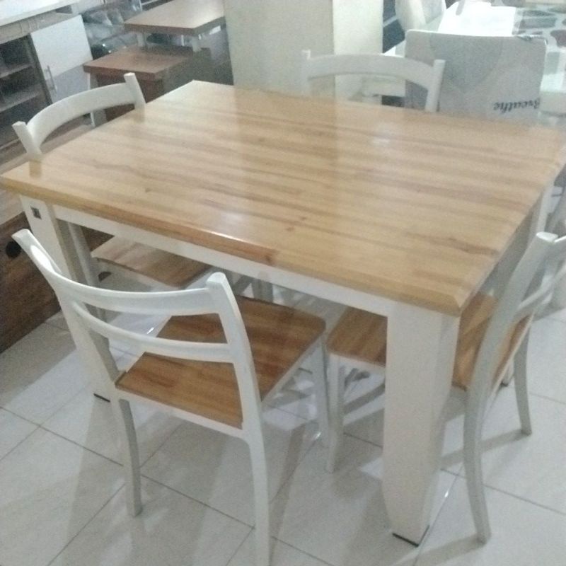 Jual meja makan 4 kursi | Shopee Indonesia