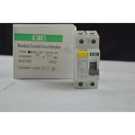 Jual RCCB / ELCB 2P 16a / 25a Brand CIC - 32A 100mA | Shopee Indonesia
