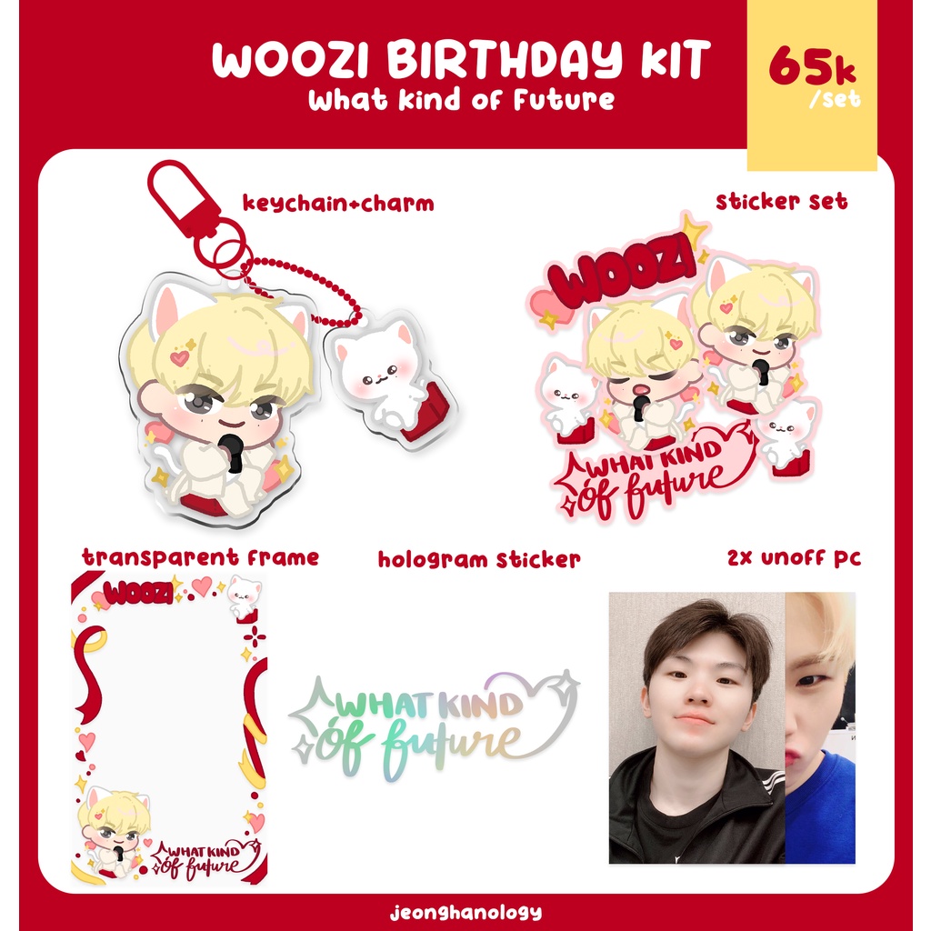 Jual SEVENTEEN WOOZI BIRTHDAY KIT by Jeonghanology | Shopee Indonesia