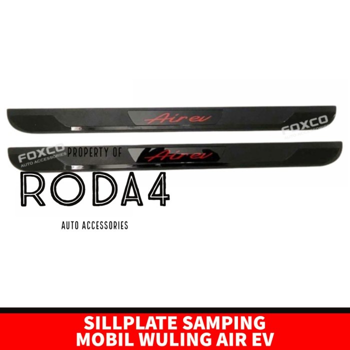 Jual Sillplate Samping Mobil Wuling Air EV Door Sill Plate Model Sporty ...