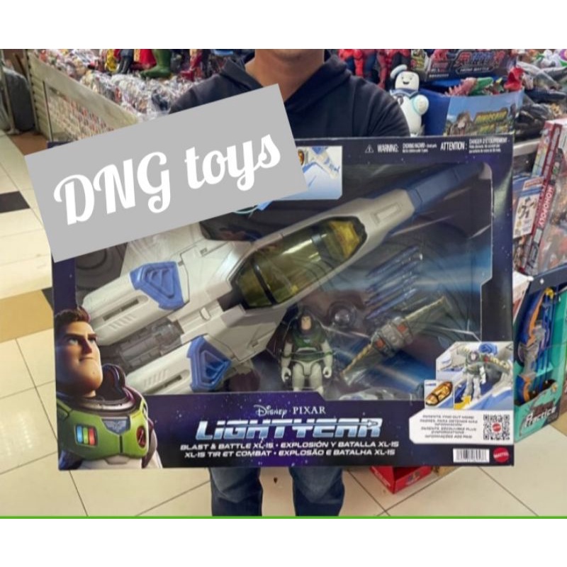 Jual Toys story figure buzz lightyear ship blaster X15 mattel | Shopee ...