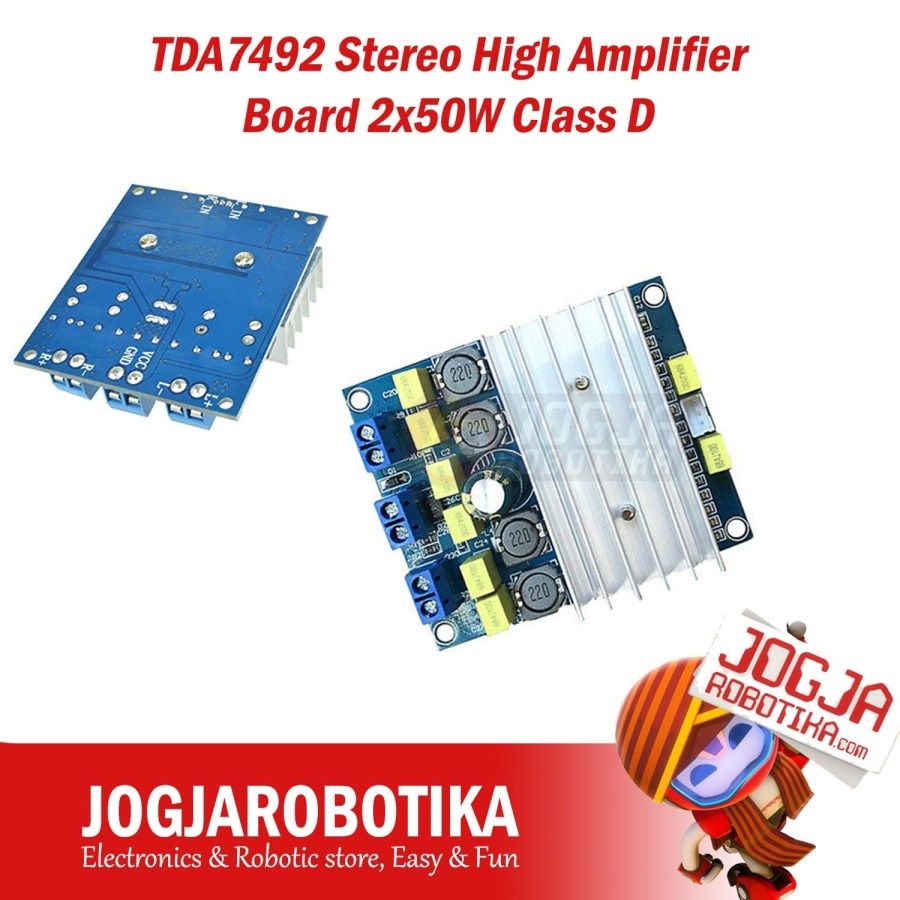 Jual TDA7492 TDA 7492 Stereo High Amplifier Board 2x50W Class D ...