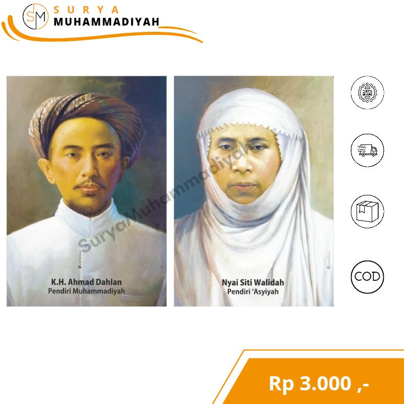 Jual Poster Tokoh Pimpinan Muhammadiyah Ukuran Kecil 26x38cm | Shopee ...