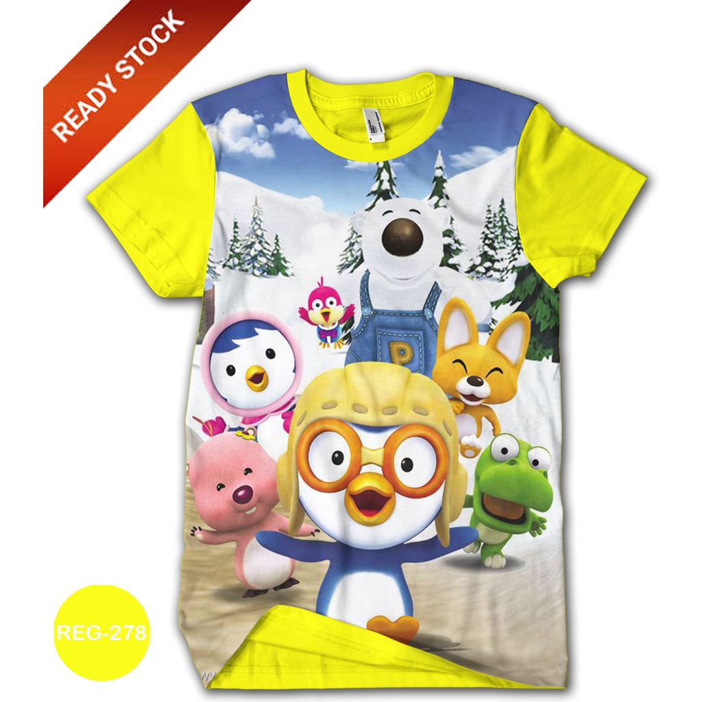 Jual Baju Pororo The Little Penguin Baju Anak dan Dewasa Pororo Series ...