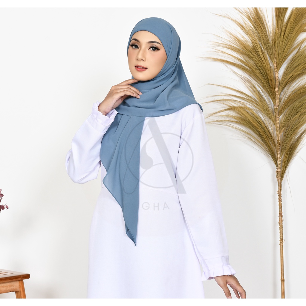 Jual HIJAB SEGIEMPAT INNER CERUTY IMPORT 2 LAYER / HIJAB SEGI EMPAT ...